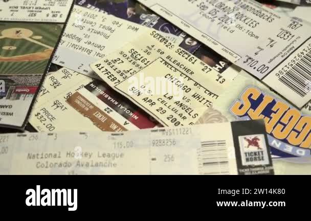 Tickets collection Stock Videos & Footage - HD and 4K Video Clips - Alamy