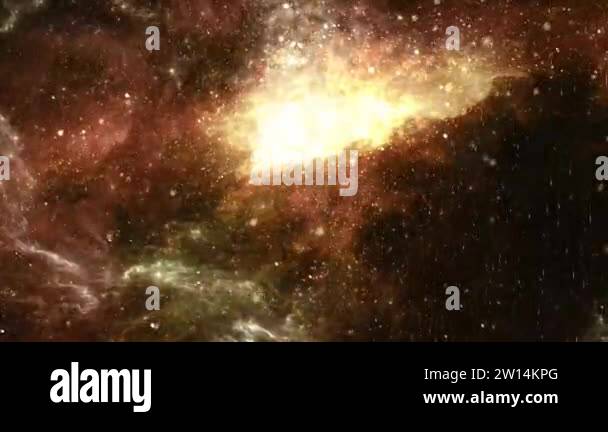 Asteroid Belt Meteor Shower and Nebula Galaxy Particles - 4K Seamless ...