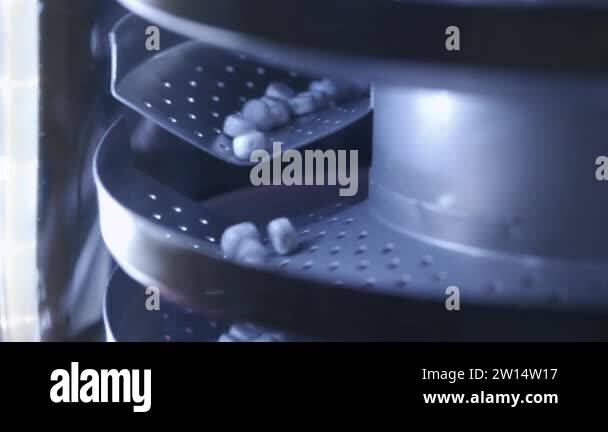 Process of production of pills, tablets. Industrial pharmaceutical ...