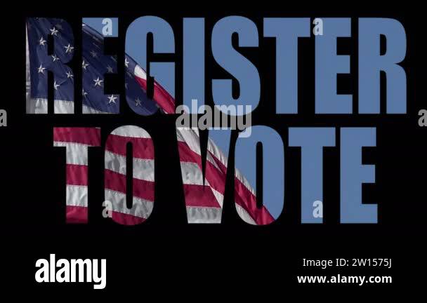 Register to vote poster Stock Videos & Footage - HD and 4K Video Clips ...