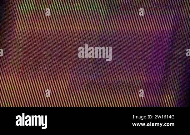 Best 4k Broken Cracked TV Screen Video.Old tv screen error Abstract ...