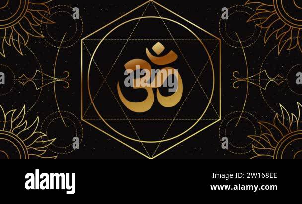 Om sacred sound symbol Stock Videos & Footage - HD and 4K Video Clips ...