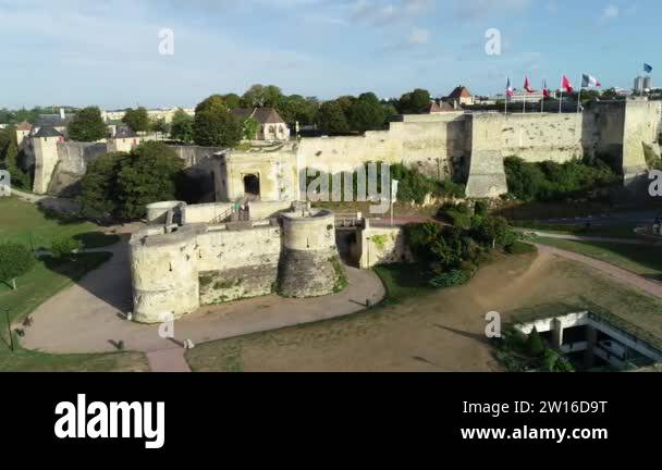 Caen medieval castle fortification Stock Videos & Footage - HD and 4K ...