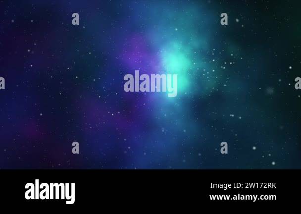 Abstract background flying pass through the milky way galaxy with stars ...