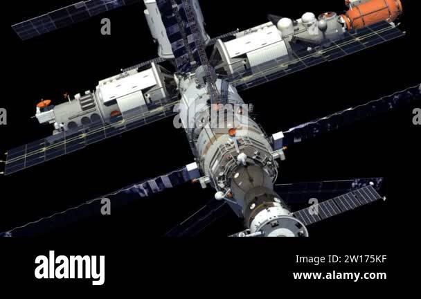 Space Station. Alpha Channel Separately. 3D Animation. You Can Use Any ...