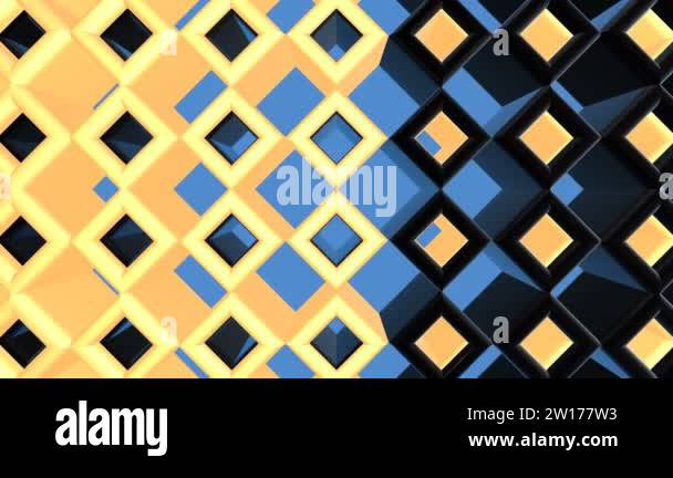 Animated 3d background with mesh with variable color and surface ...