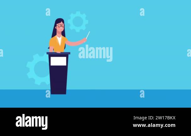 Businesswoman giving speech Stock Videos & Footage - HD and 4K Video ...