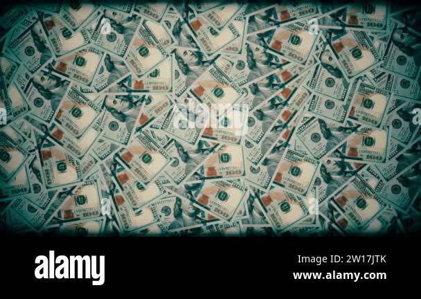 Hundred Dollar Bills move effects animation, Money 4k animation , Money ...
