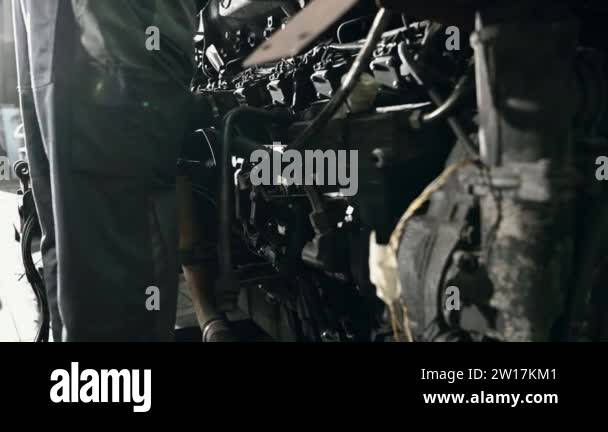 Bus engine and mechanic Stock Videos & Footage - HD and 4K Video Clips ...