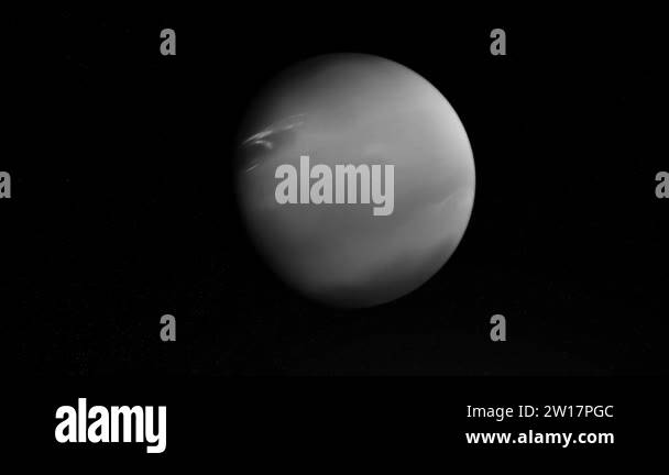 Triton moon, satellite of Neptune planet rotating in the outer space ...