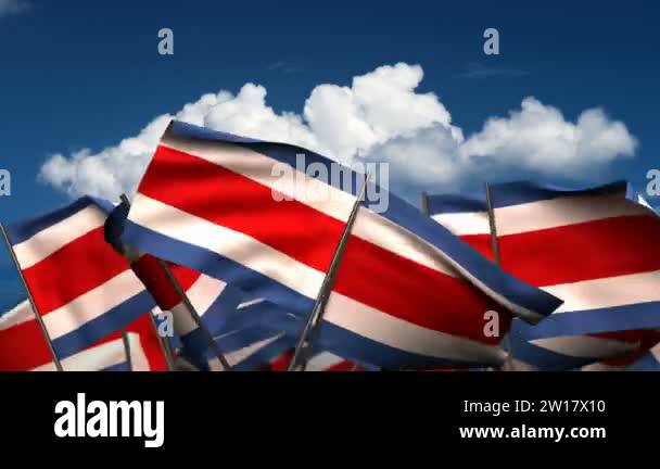 Costa rican flags Stock Videos & Footage - HD and 4K Video Clips - Alamy