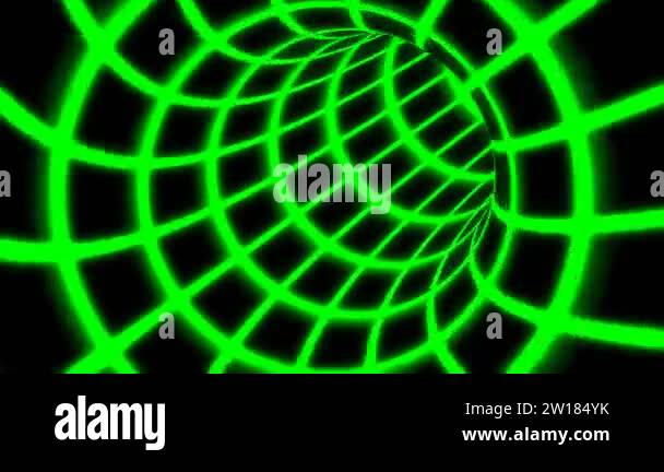 Fly Inside Green Digital Tunnel Grid in Connected Secure Computer ...