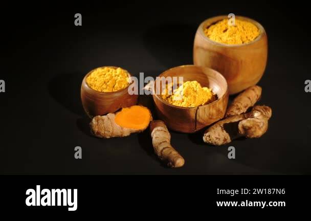 Pile turmeric curcuma powder Stock Videos & Footage - HD and 4K Video ...