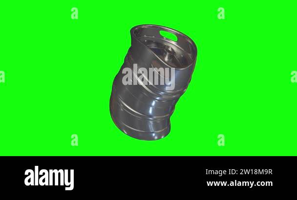 8 animations 3d metal beer keg barrel craft brewery tank green screen ...