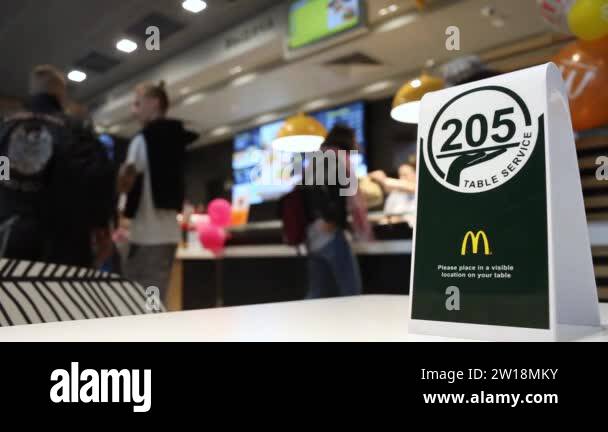 Mcdonalds table service logo Stock Videos & Footage - HD and 4K Video ...