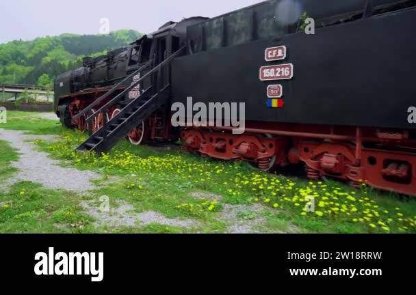 Old steam locomotive in Romania, Steam narrow gauge train, Steam train ...