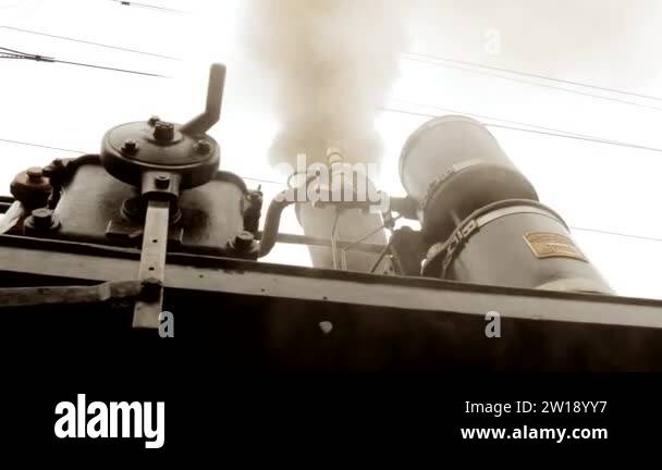 Smoking steam train locomotive Stock Videos & Footage - HD and 4K Video ...