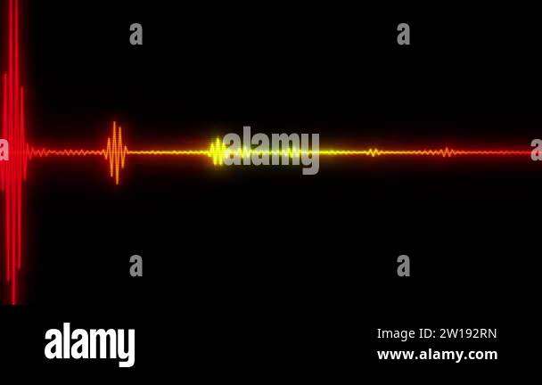 Digital Audio Spectrum Graphic Equalizer Background Loop/ 4k animation ...