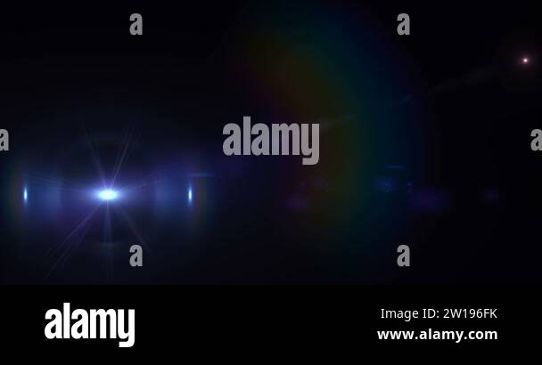 blue color bright lens flare pulse flashes leak for transitions on ...