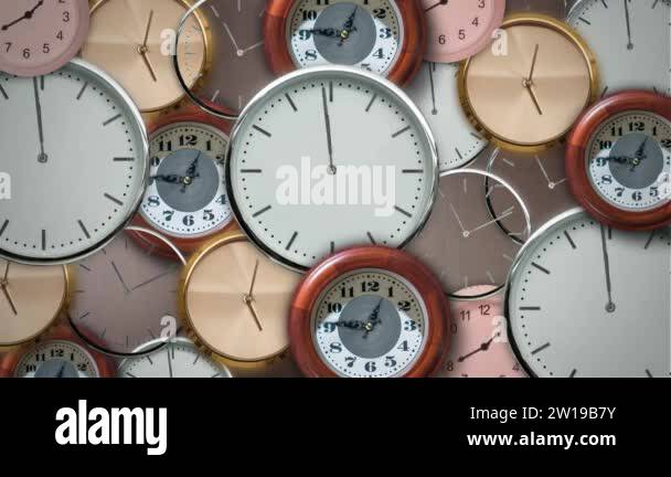 Mixed up clocks Stock Videos & Footage - HD and 4K Video Clips - Alamy