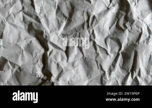 Crumpled paper texture. Black-white relief. Animation in pictures Stock ...