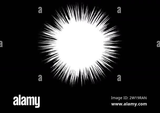 Japanese comic material. Speed line, Effect line, Concentration line ...