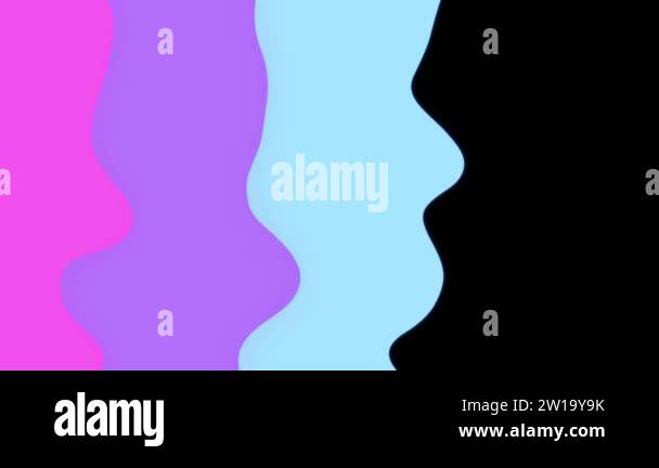 Abstract Liquid Animation With Alpha Channel. Animated Colorful Dynamic ...