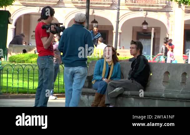 Cameraman filming young couple video Stock Videos & Footage - HD and 4K ...