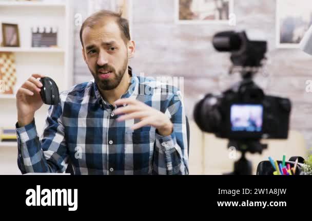 Famous vlogger filming mouse review Stock Videos & Footage - HD and 4K ...