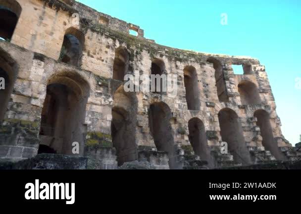 Ruins amphitheater el jem Stock Videos & Footage - HD and 4K Video ...