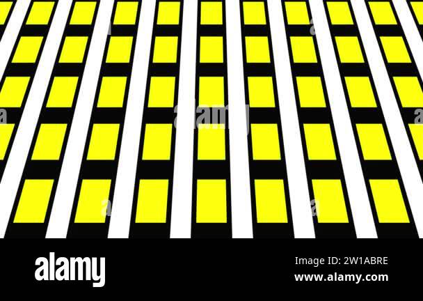 Graphic 2D video pattern that tilts up and moves, composed of designs ...