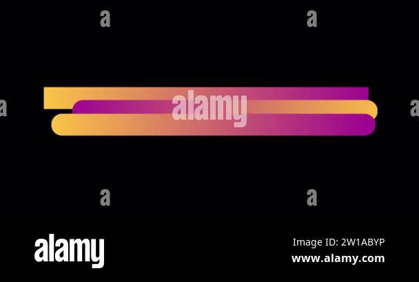 Gradient Lower Third. 4K motion graphics element with alpha channel ...