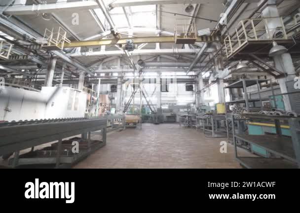 Structures and parts of machine tools in heavy engineering plants Stock ...