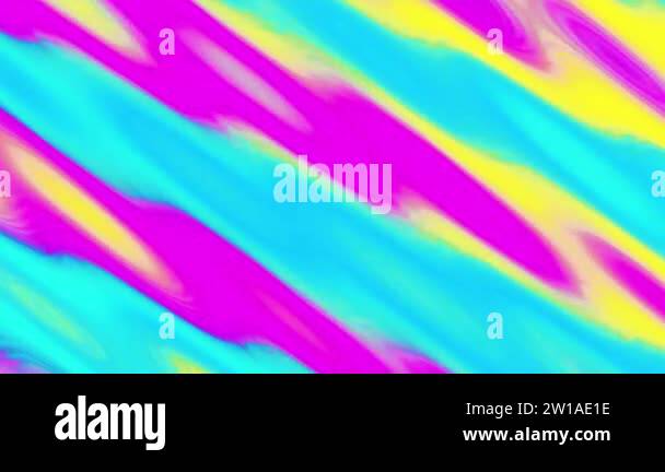 Seamlessly looping flowing vibrant holographic abstract waves. Trippy ...