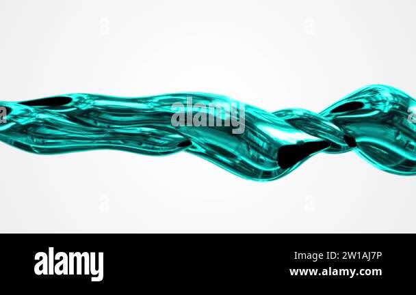 Gold 3d liquid surface texture. Animation of blue liquid object ...