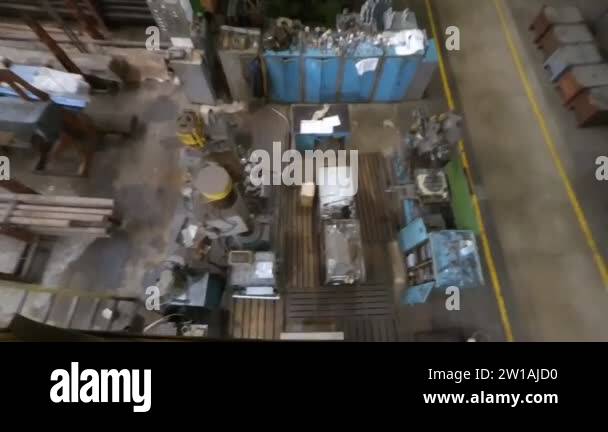 Structures and parts of machine tools in heavy engineering plants Stock ...