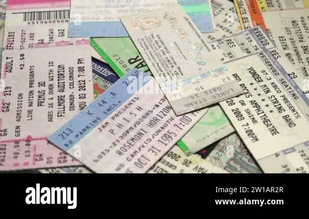 Concert ticket Stock Videos & Footage - HD and 4K Video Clips - Alamy