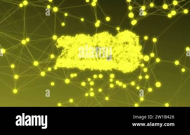 Abstract Plexus Animation Background with Text 2020 Stock Video Footage ...