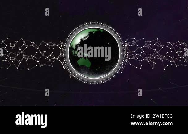 Birth of beautiful green planet inside a plexus capsule, living of this planet and then ...