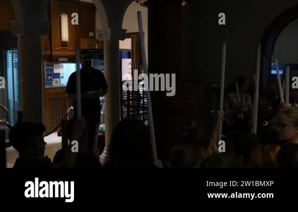 High voltage experiment with Tesla coil and neon tubes at Nikola Tesla ...