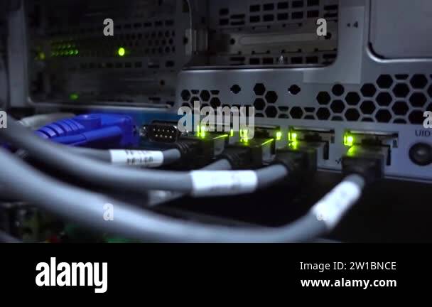 Rj45 cables Stock Videos & Footage - HD and 4K Video Clips - Alamy