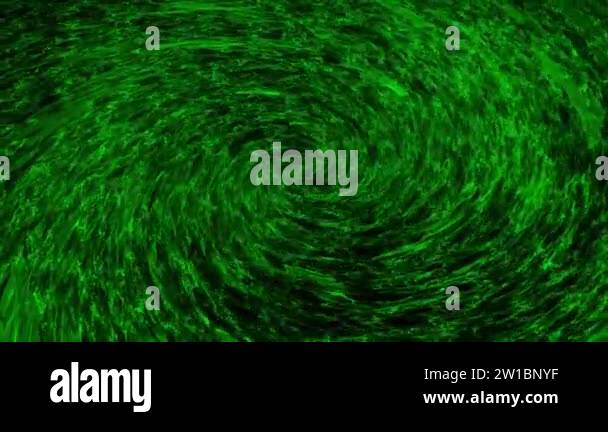 Abstract 3D neon swirl. Animation. Thick swirl of swirling neon plasma mass. 3D computer ...