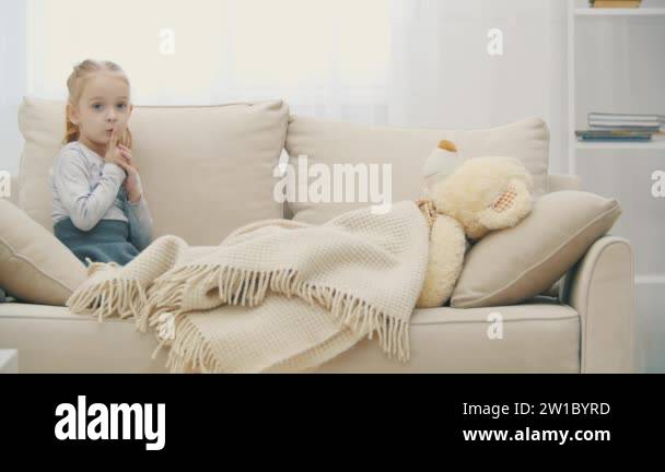 Little girl taking teddy bear Stock Videos & Footage - HD and 4K Video ...