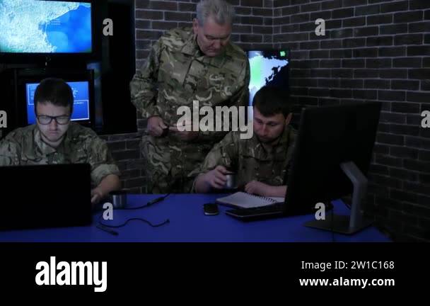 Officer in uniform monitoring room Stock Videos & Footage - HD and 4K ...