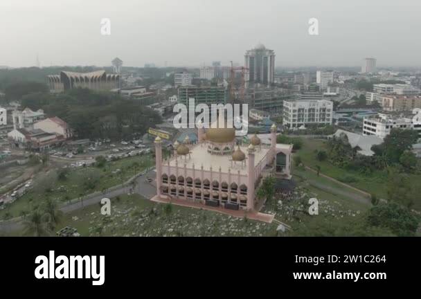 Kuching, Sarawak / Malaysia - November 8 2019: The buildings, landmarks ...