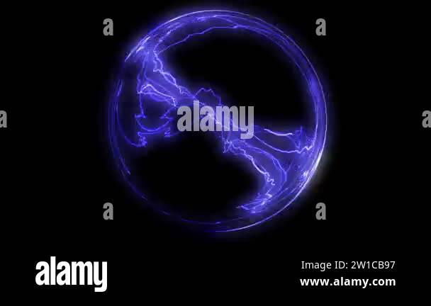 Electrostatic Plasma Sphere In The Dark. Tesla Coil - Physics ...
