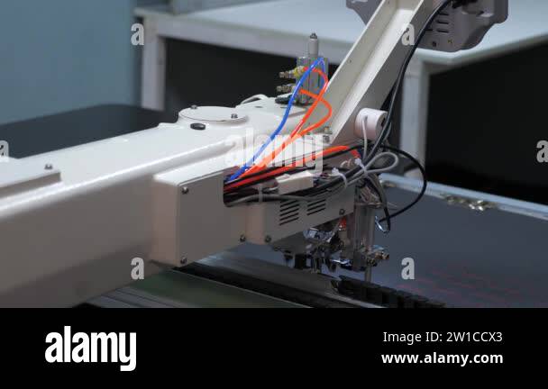 sewing machine control computer. automatic sewing machine. Automated ...