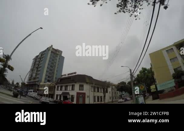 Vina del Mar, Chile - Oct 10, 2019: POV of coastal cities of Vina del ...