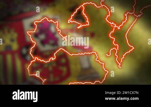 Map of spanish regions Stock Videos & Footage - HD and 4K Video Clips ...