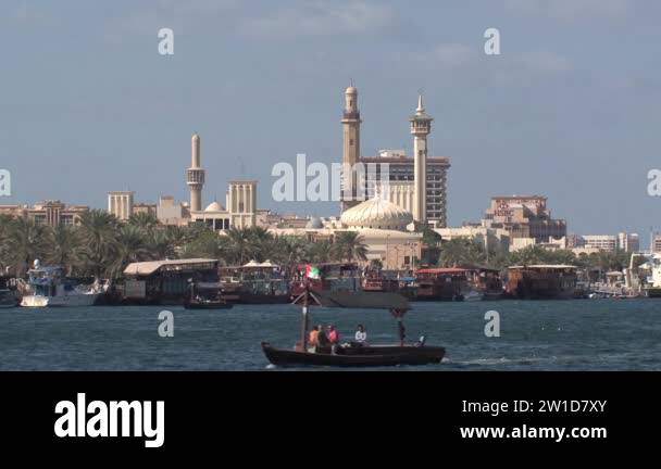 Harbor and Grand Mosque, Dubao Stock Video Footage - Alamy